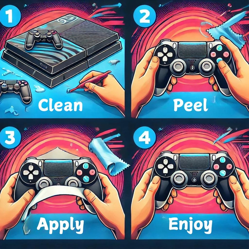 Blue Flame Skull PS5 Controller Touchpad Skin – Vinyl Decal Wrap for Dualsense – Custom Gaming ...