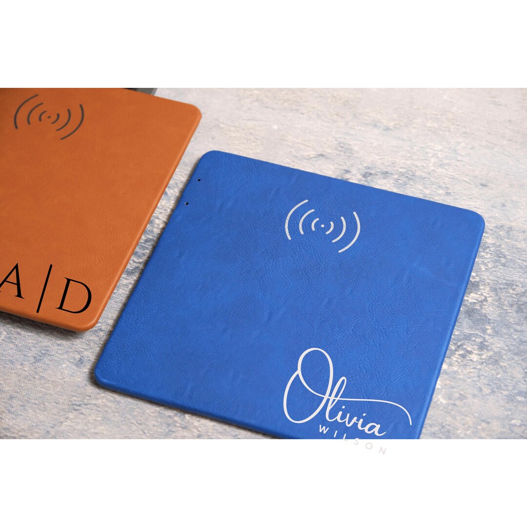 Personalized Wireless Pad, Custom Mousepad, Engraved Charging Mousepad ...