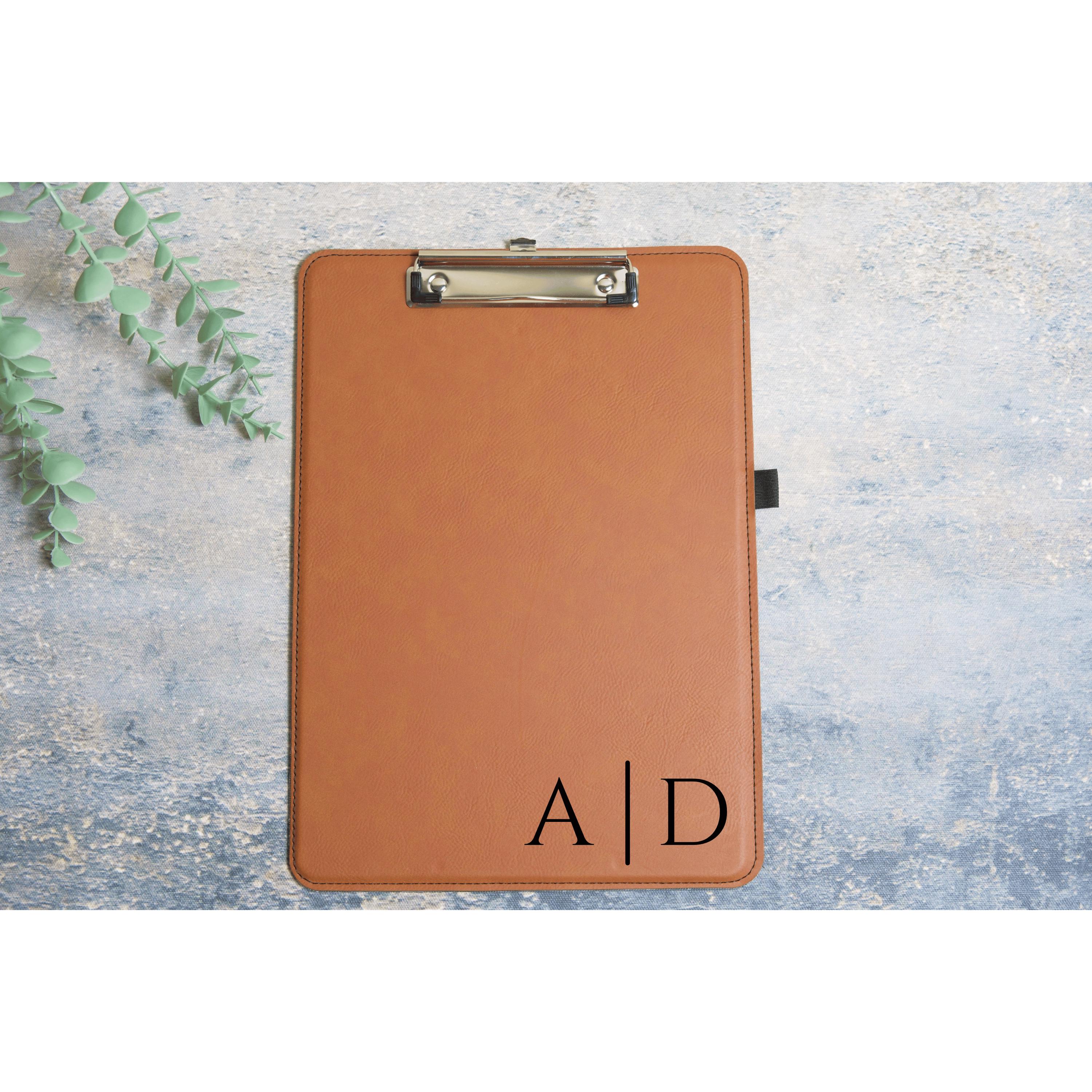 Personalized Leather Clipboard, Custom Leather Clipboard, Engraved ...