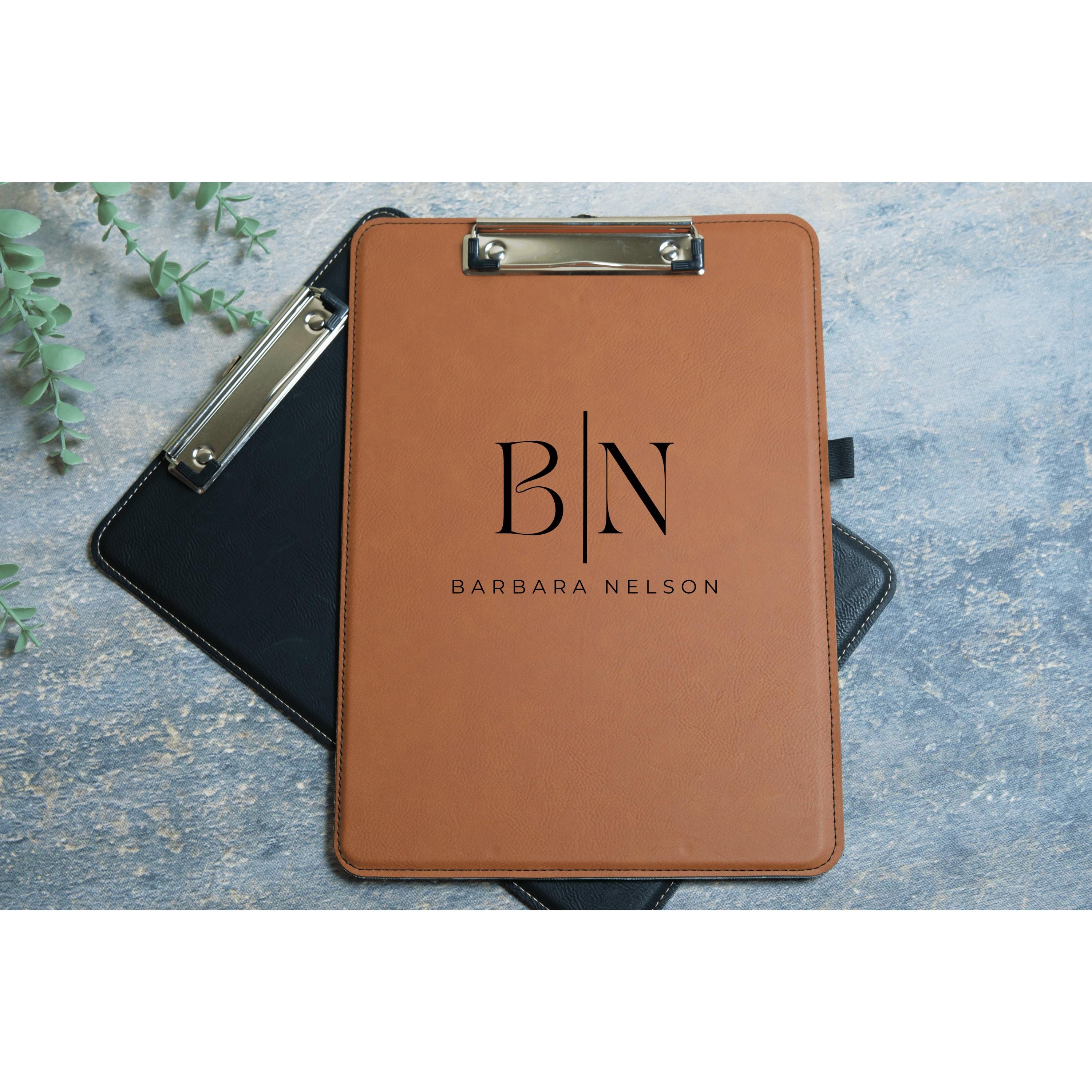 Personalized Leather Clipboard, Custom Leather Clipboard, Engraved ...