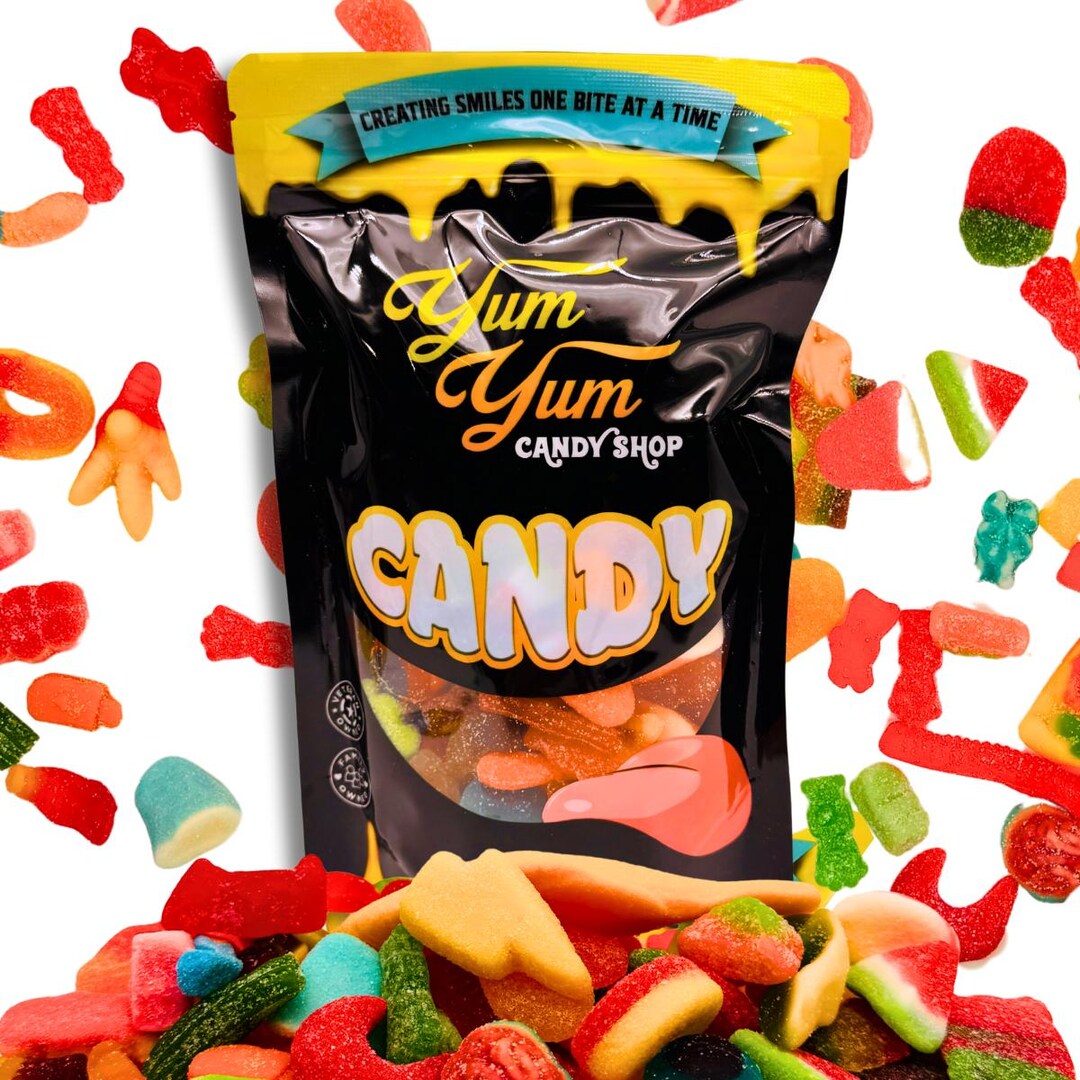 Ultimate Gummy Candy Mix - Over 150 Kinds - Sweet Sour Snack | Yum Yum ...