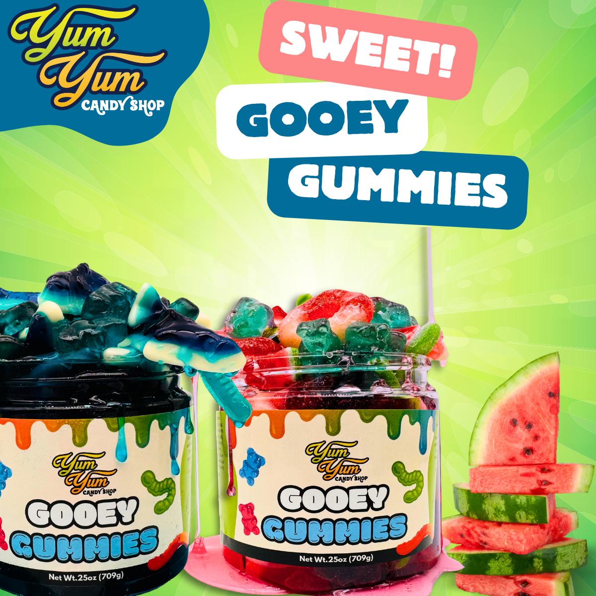 Sweet Gooey Gummies – Blue Raspberry & Watermelon in Sweet Ooze | Candy ...