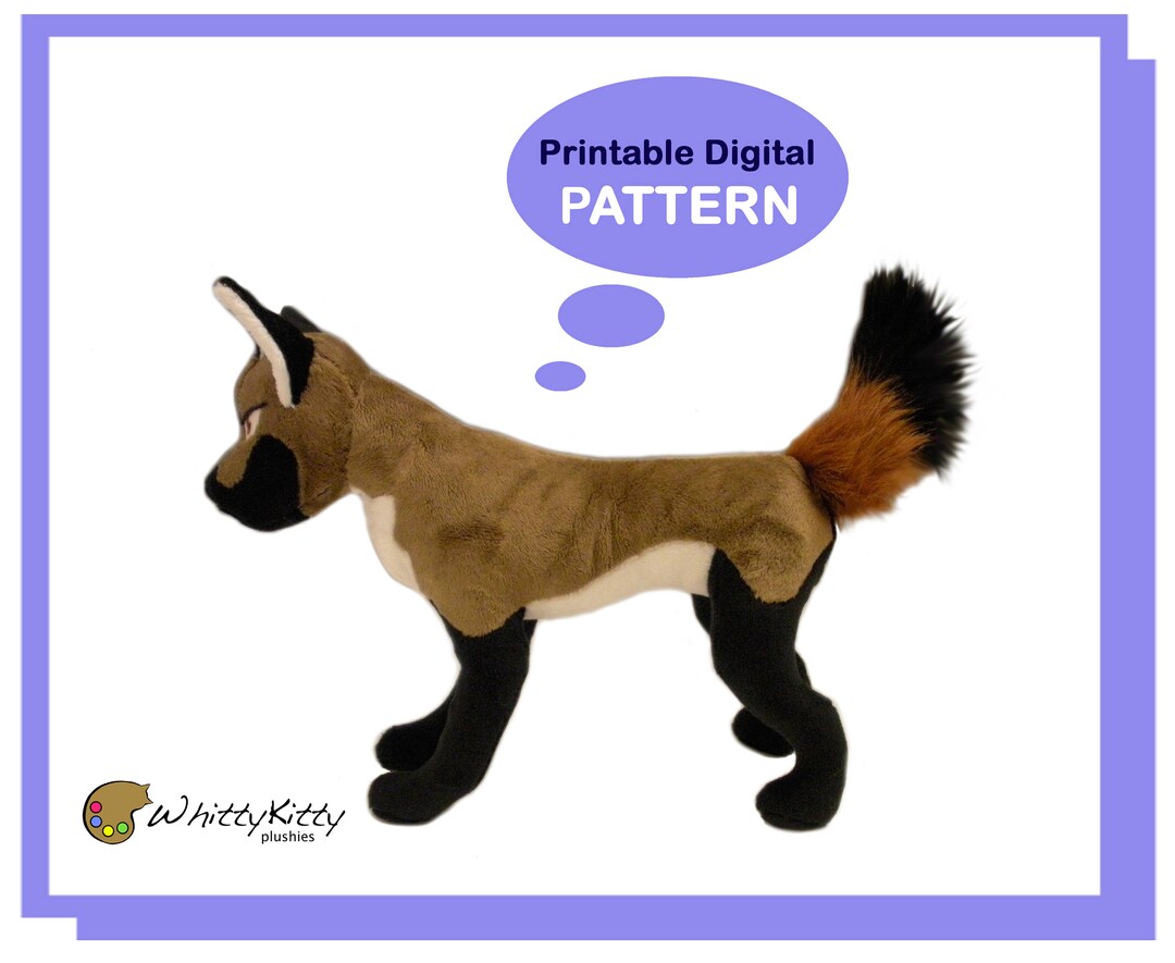 PATTERN - Standing Dog Plushie - Etsy