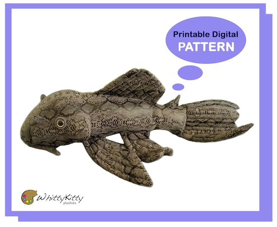 PATTERN Pleco Plush | Etsy Canada