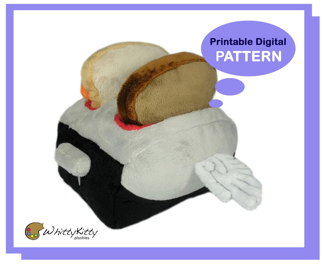 PATTERN - Toaster and Toast Plushies - Etsy