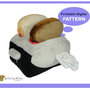 PATTERN - Toaster and Toast Plushies - Etsy