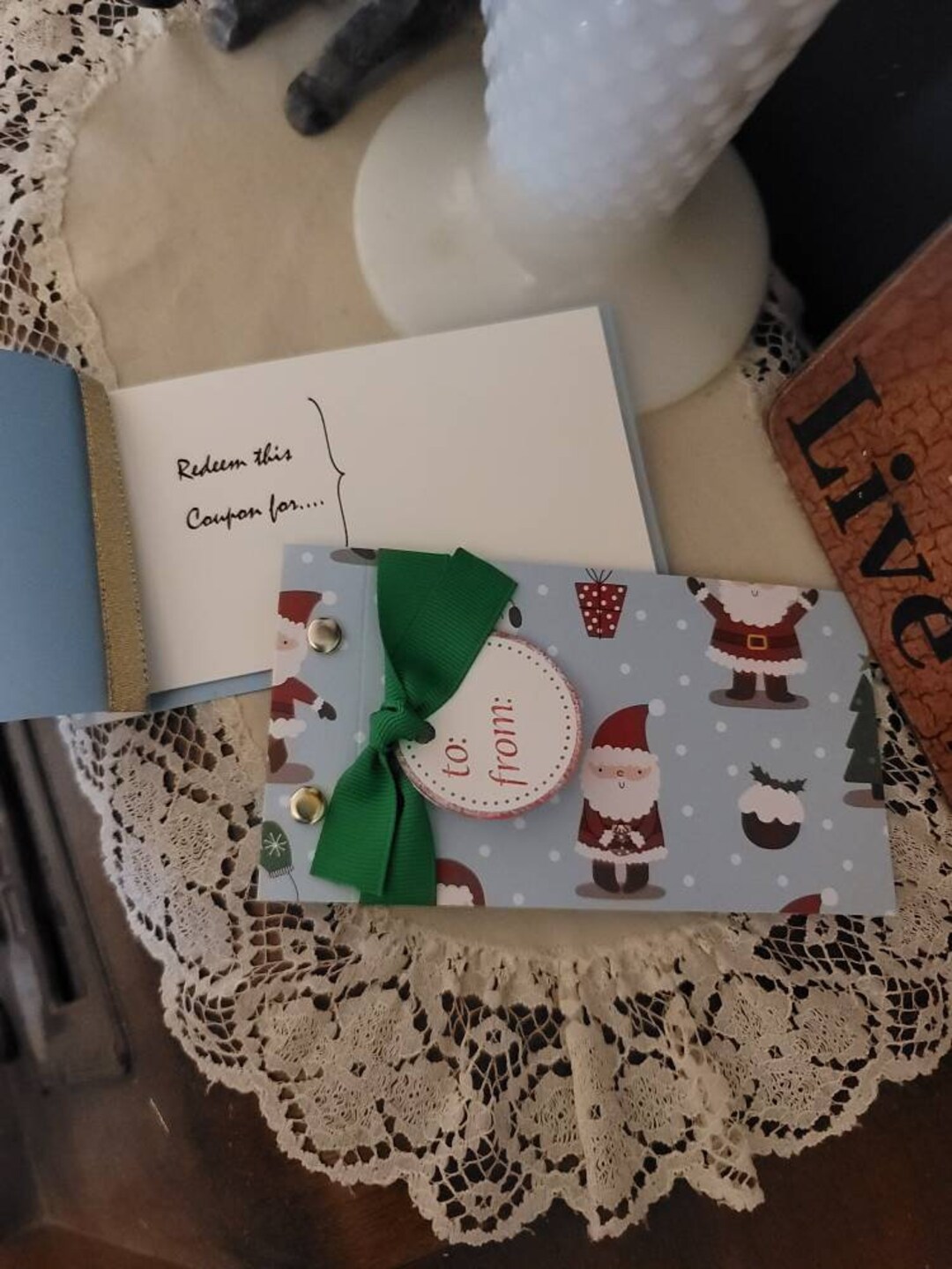 Personalized Santa Coupon Book, Christmas Gift, Stocking Stuffer - Etsy
