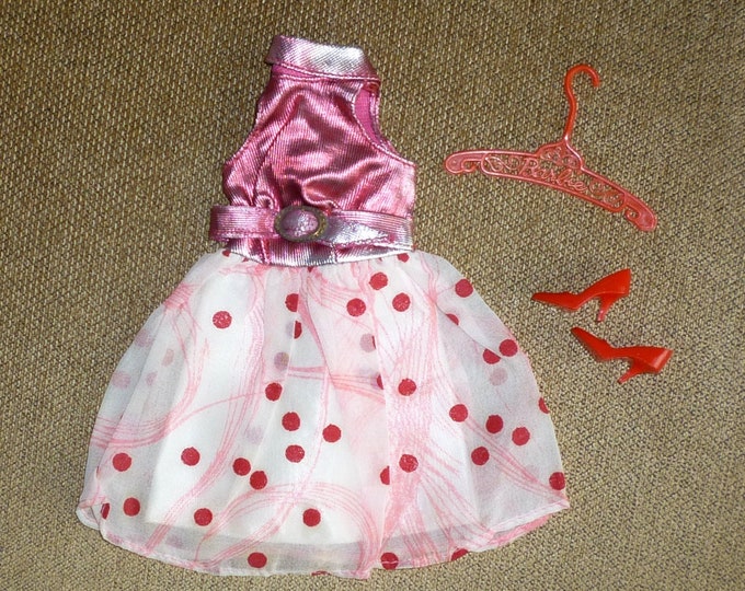 Vintage Barbie Mini Dress - 1969 Glo-go #1865 With Original Hanger ...
