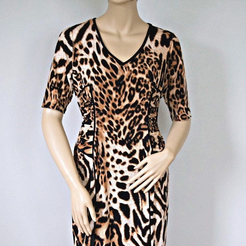 Animal Print Dress - Etsy
