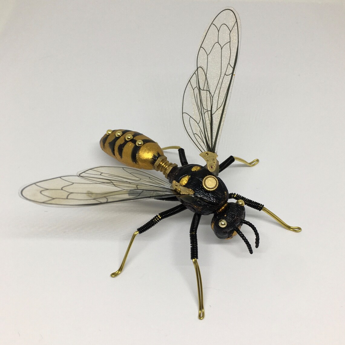 Steampunk Clockwork Wasp - Original Curiosities Mini Insect Entomology ...