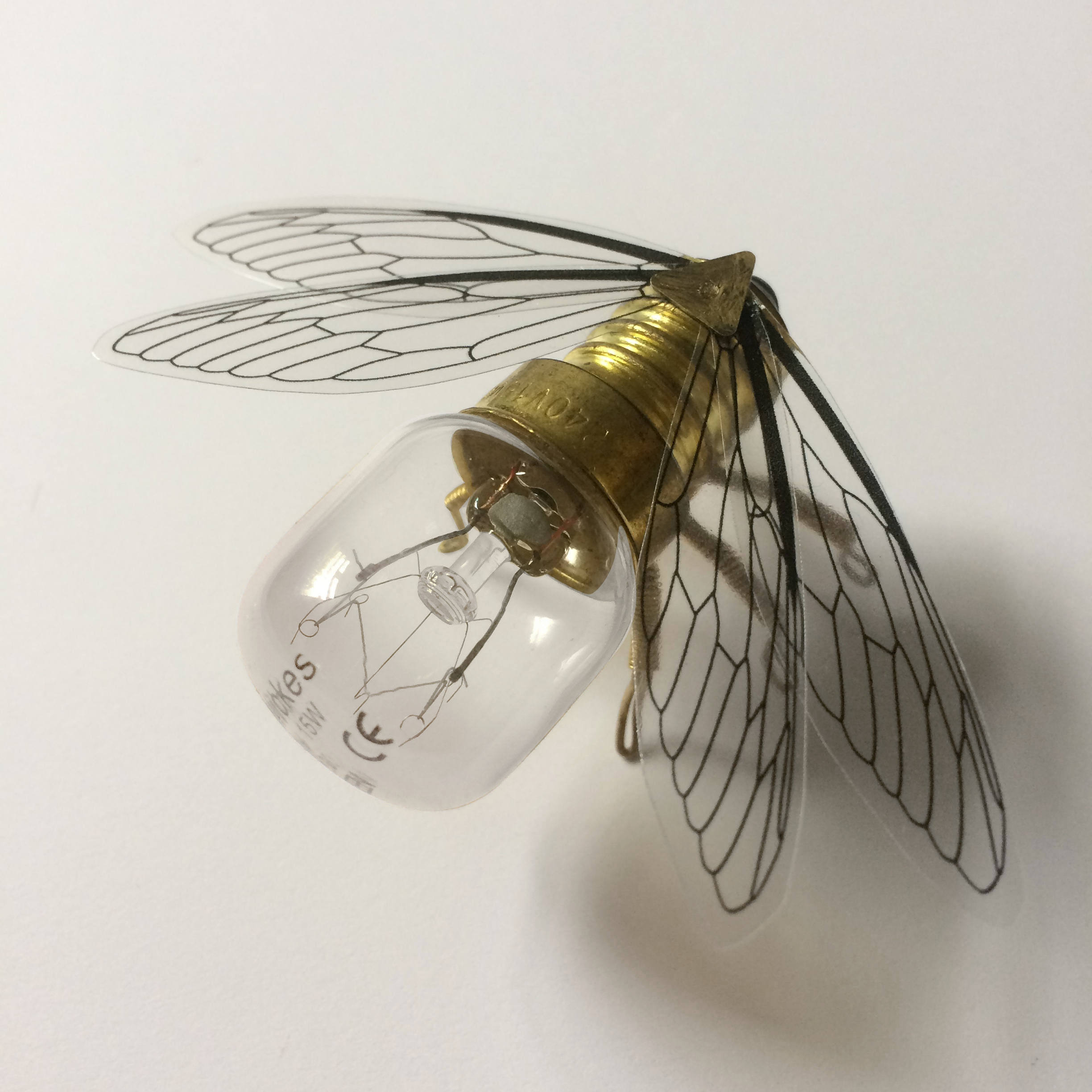Save the Bees - Steampunk Brooch - Small Brass Bee Lightbulb Pin ...