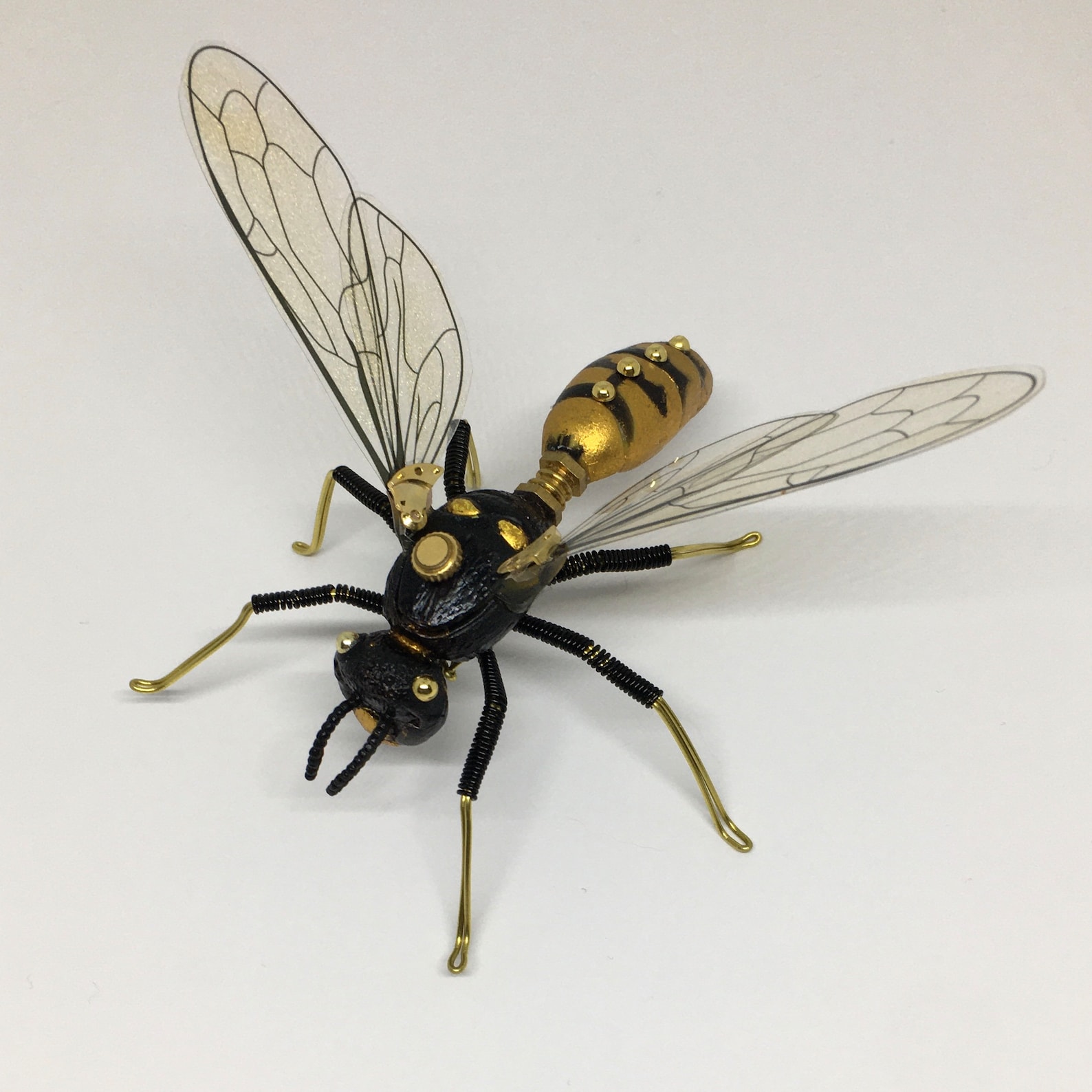 Steampunk Clockwork Wasp - Original Curiosities Mini Insect Entomology ...