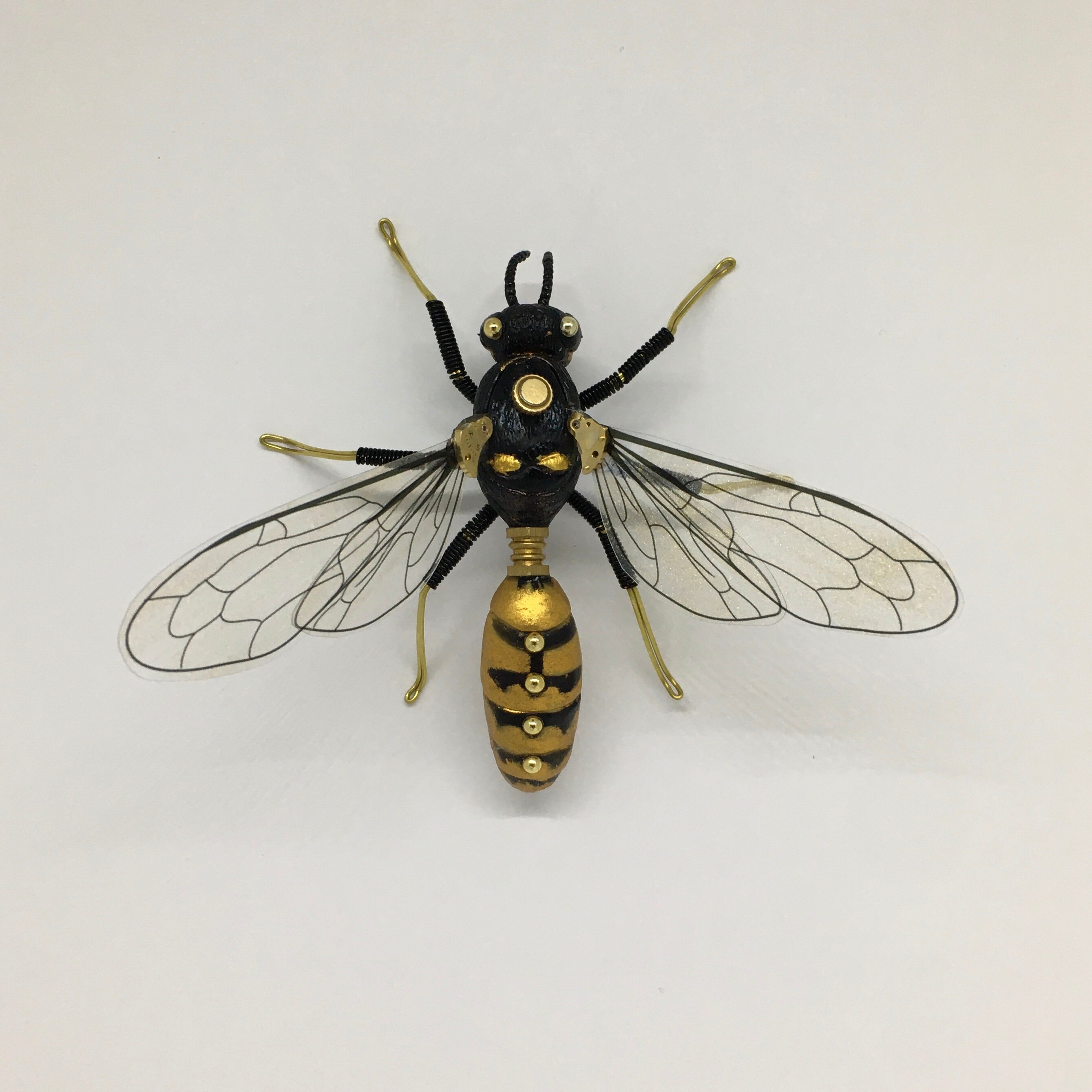 Steampunk Clockwork Wasp - Original Curiosities Mini Insect Entomology ...