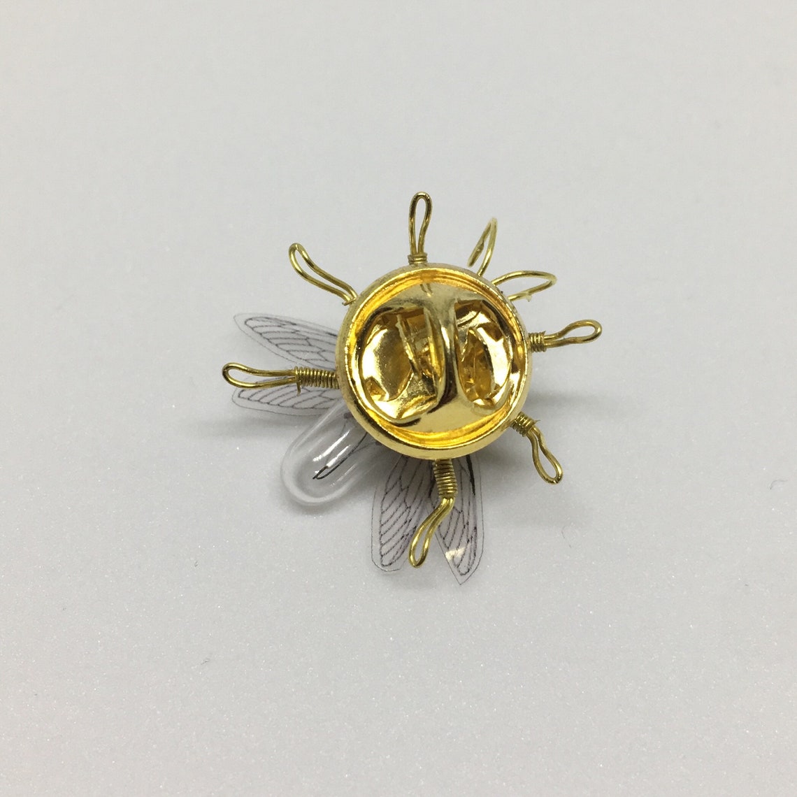 Save the Bees Tiny Steampunk Clockwork Bee Pin Brooch | Etsy