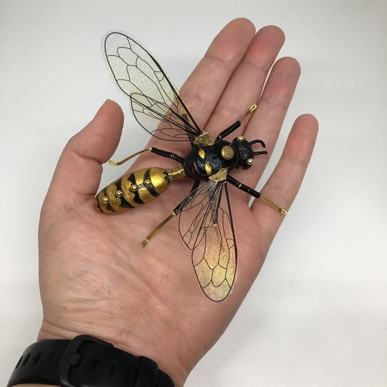 Steampunk Clockwork Wasp - Original Curiosities Mini Insect Entomology ...