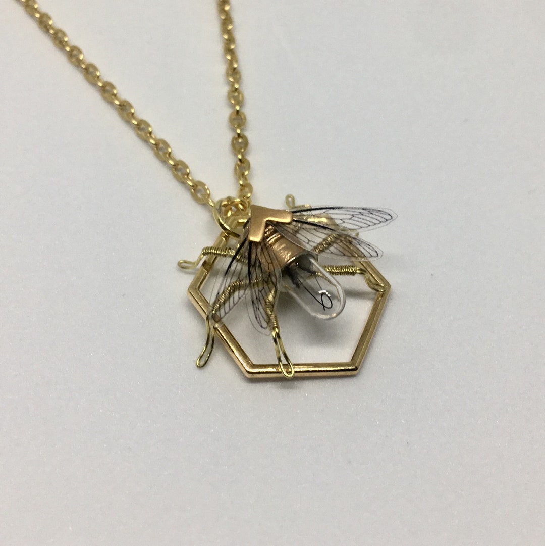 Save the Bees - Steampunk Geometric Honeycomb and Clockwork Bee ...
