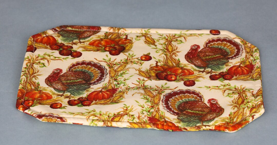 Hot Pad, Trivet, Turkeys, Thanksgiving, Pumpkins, Fall, Mouse Pad - Etsy