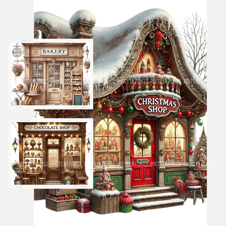 Storybook Shops: A Watercolor Journey Through Charming, Whimsical ...