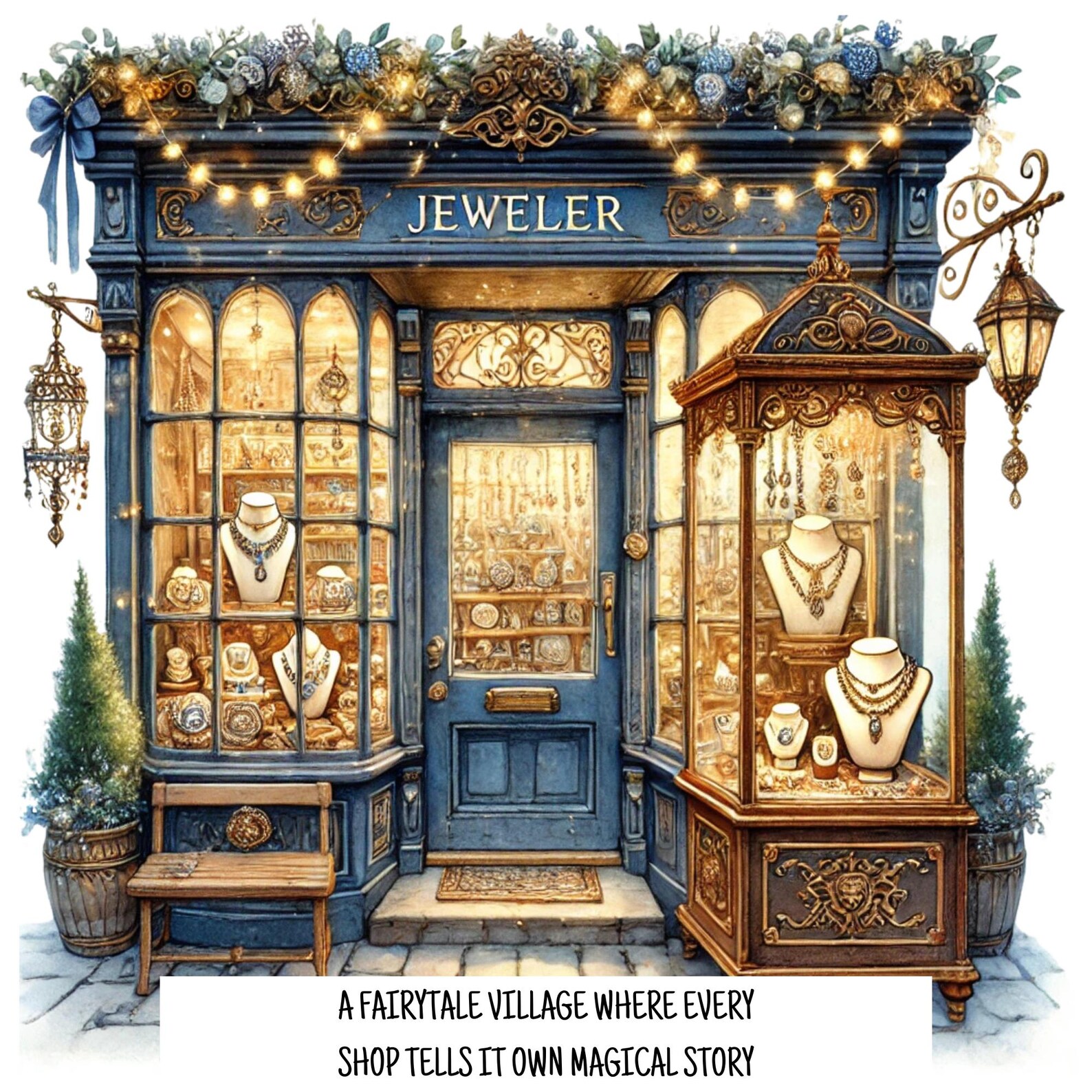 Storybook Shops: A Watercolor Journey Through Charming, Whimsical ...