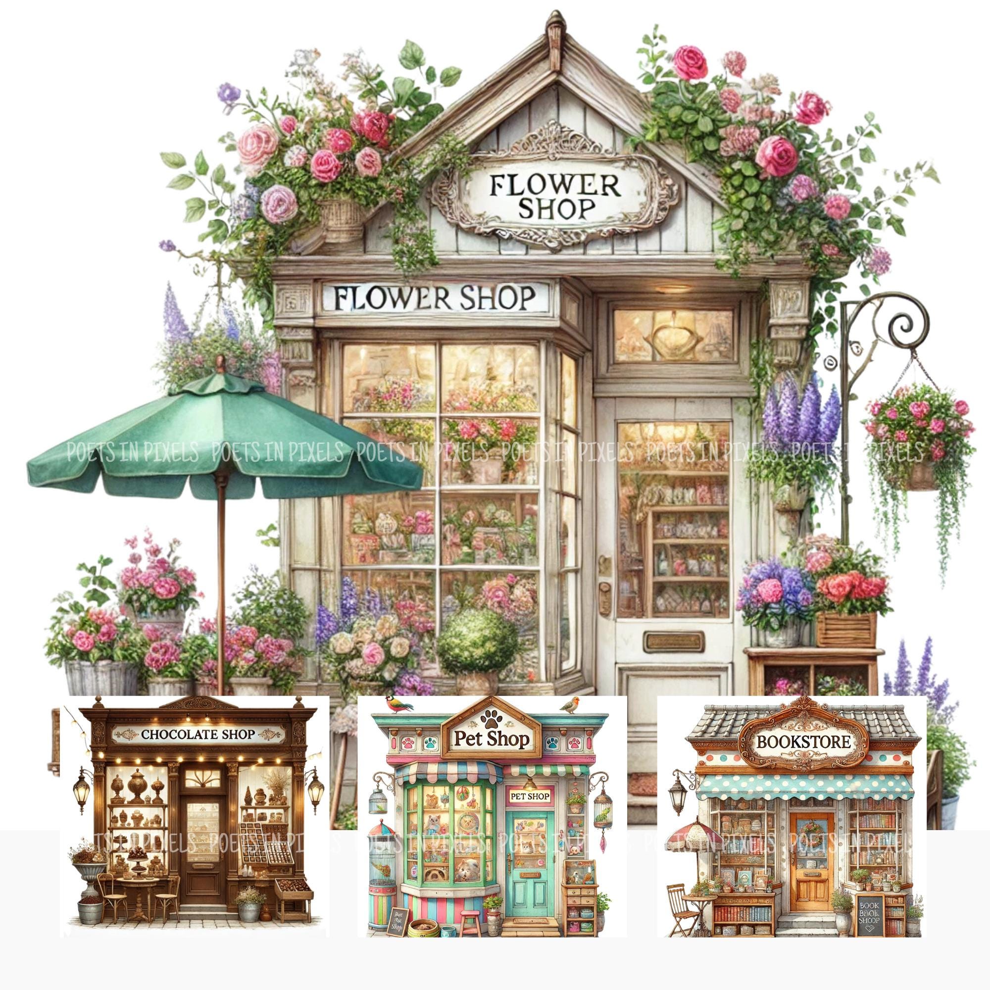 Storybook Shops: A Watercolor Journey Through Charming, Whimsical ...