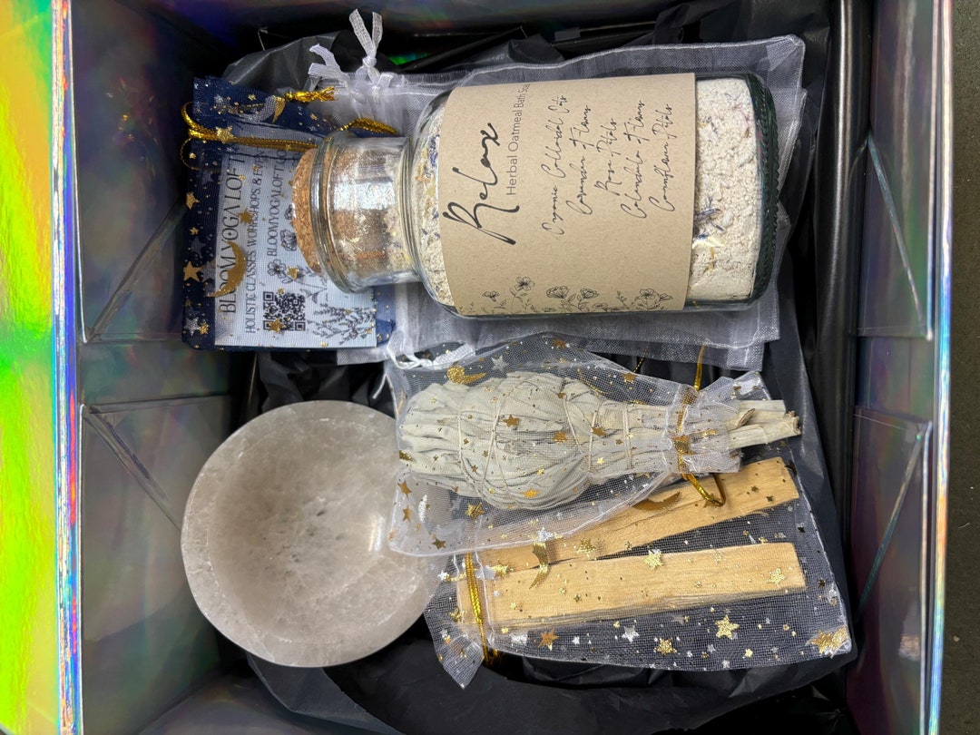 Natural Gift Set Gift Box Christmas Gift for Girlfriend, Wife Holistic ...