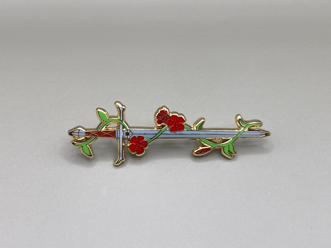 Ivy Sword Hard Enamel Pin, Sword Lover Gift, Fantasy - Etsy