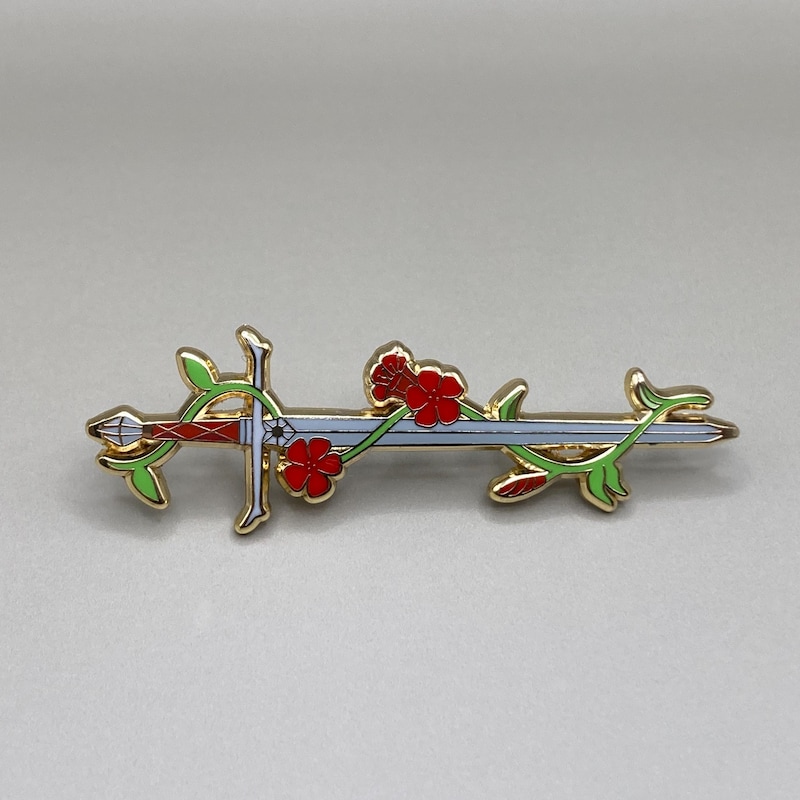 Sword Enamel Pin - Etsy