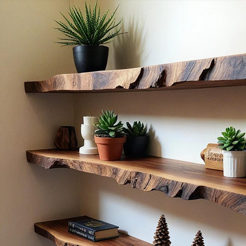 Wood Shelves - Etsy