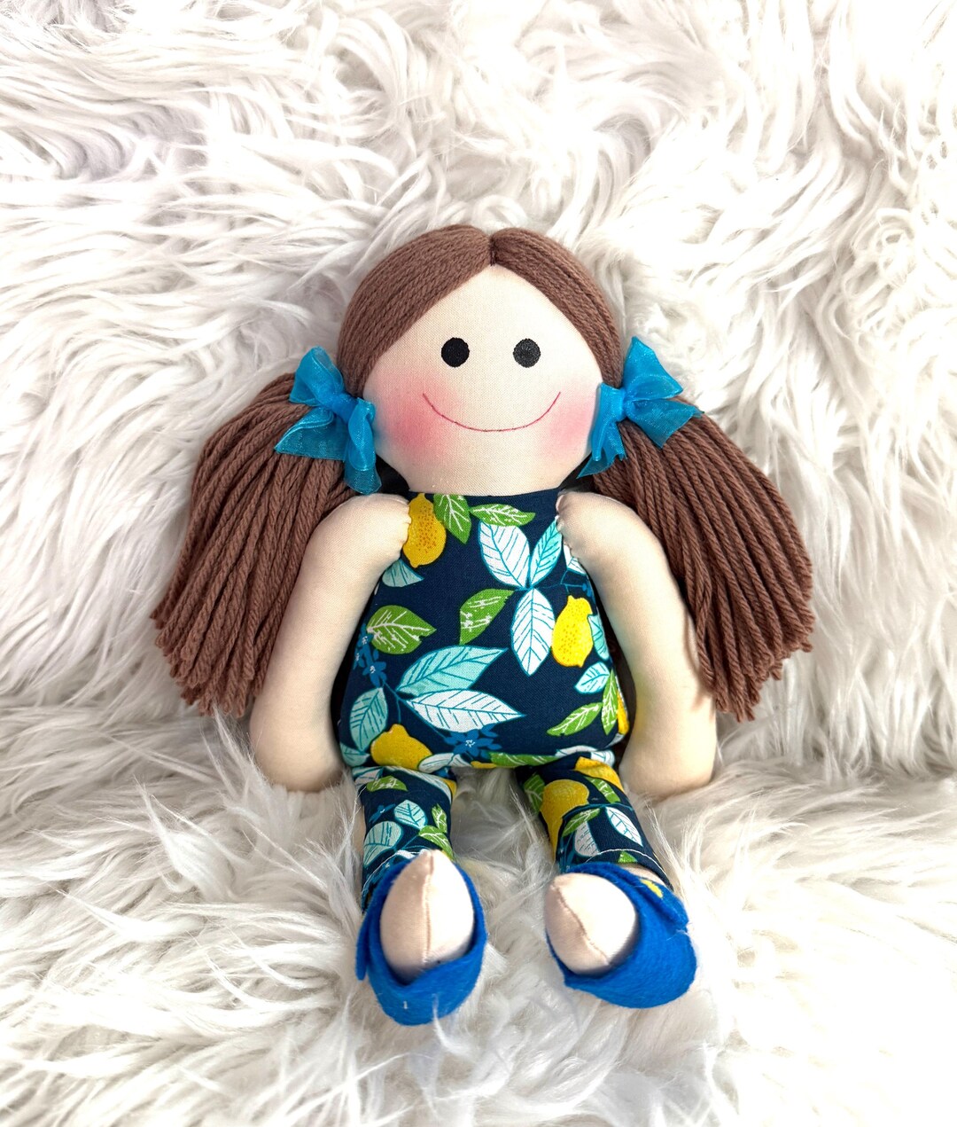 Baby First Doll , Gift for Her Cloth Doll Rag Doll First Birthday Gift ...