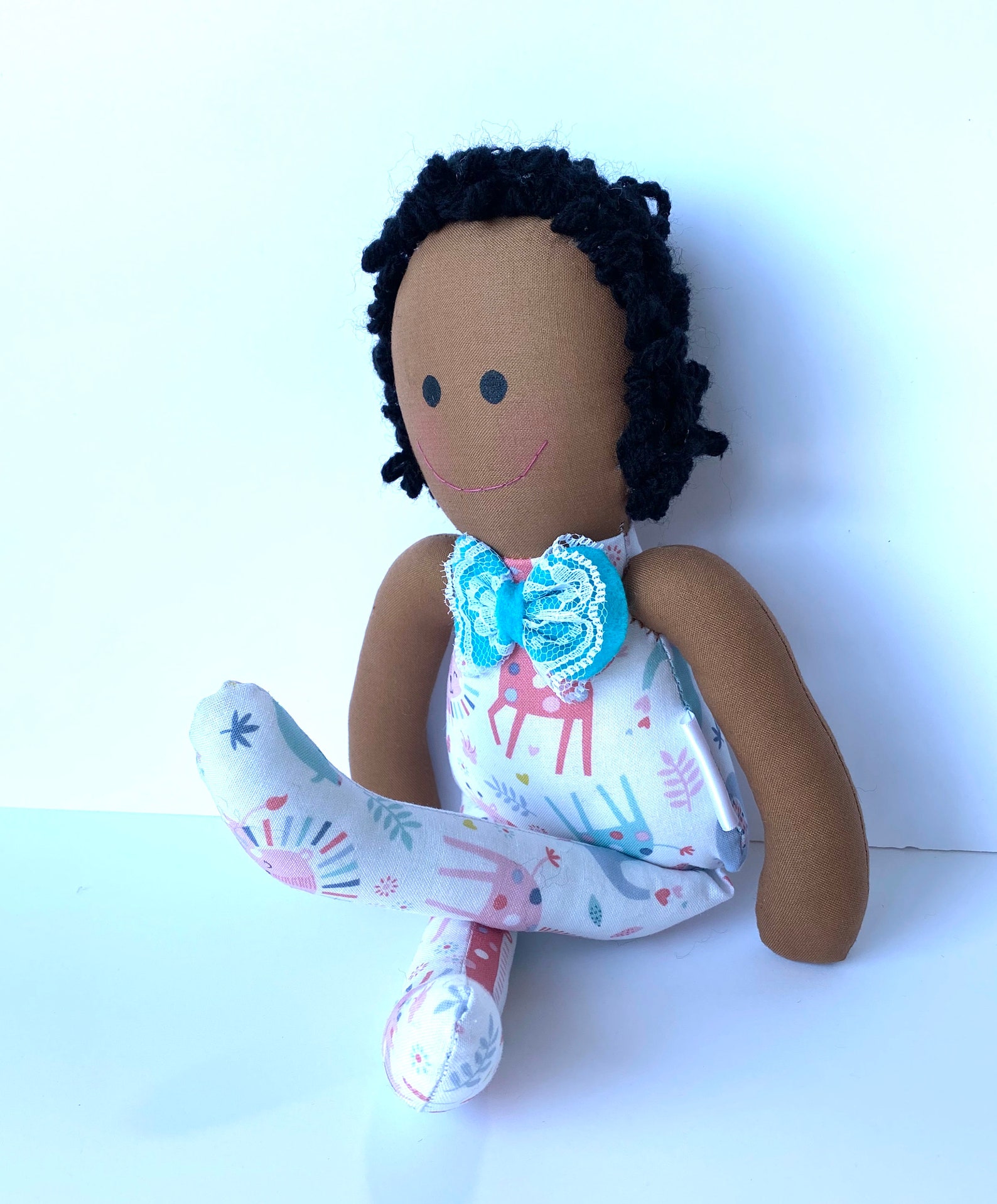 Baby First Doll Brown Skin 12 Months Old Gift Children | Etsy
