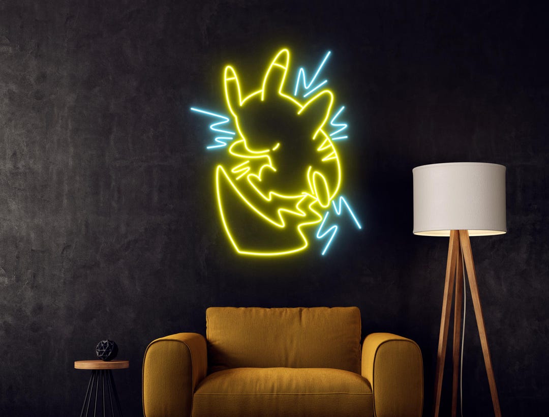Anime Neon Sign | LED Neon Light Sign | Game Room Decor | Anime Art ...