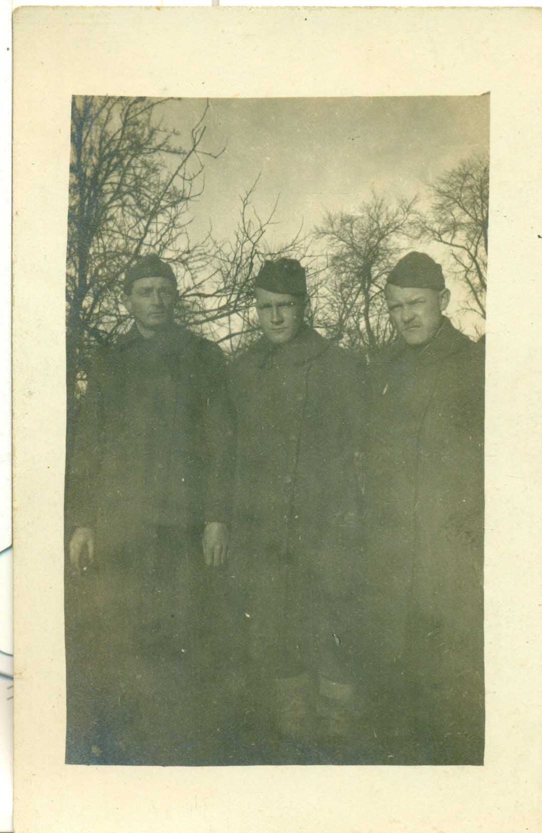 WW1 Soldiers Standing Outside in Uniform World War 1 RPPC Real Photo ...