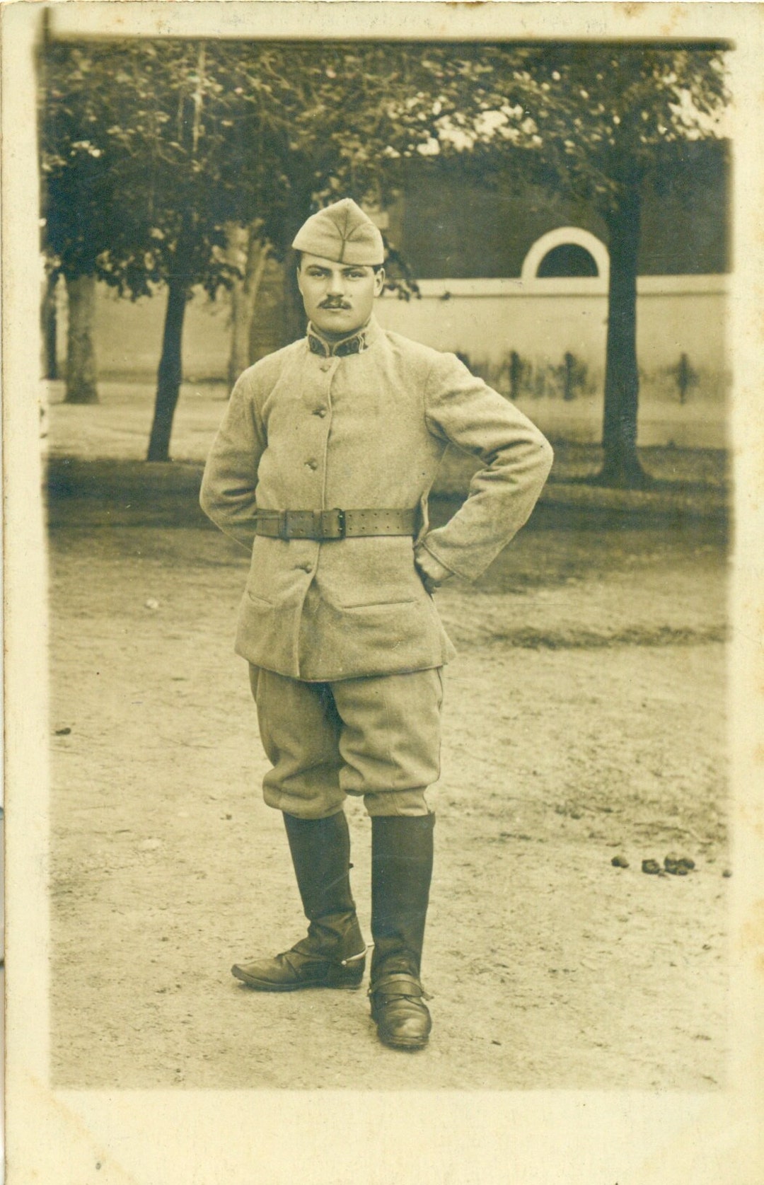 WW1 Soldier in Uniform France French Europe World War 1 RPPC Real Photo ...