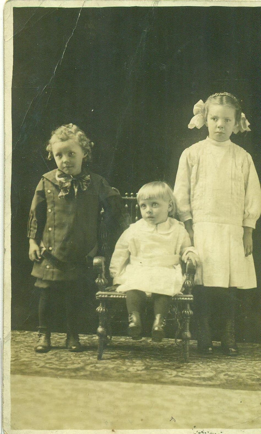 Rose Oren Florence Sky Kids Looking at Photographer RPPC Real - Etsy