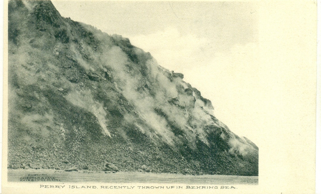 Perry Island Recently Thrown up in Bering Sea Alaska Volcano Volanic ...