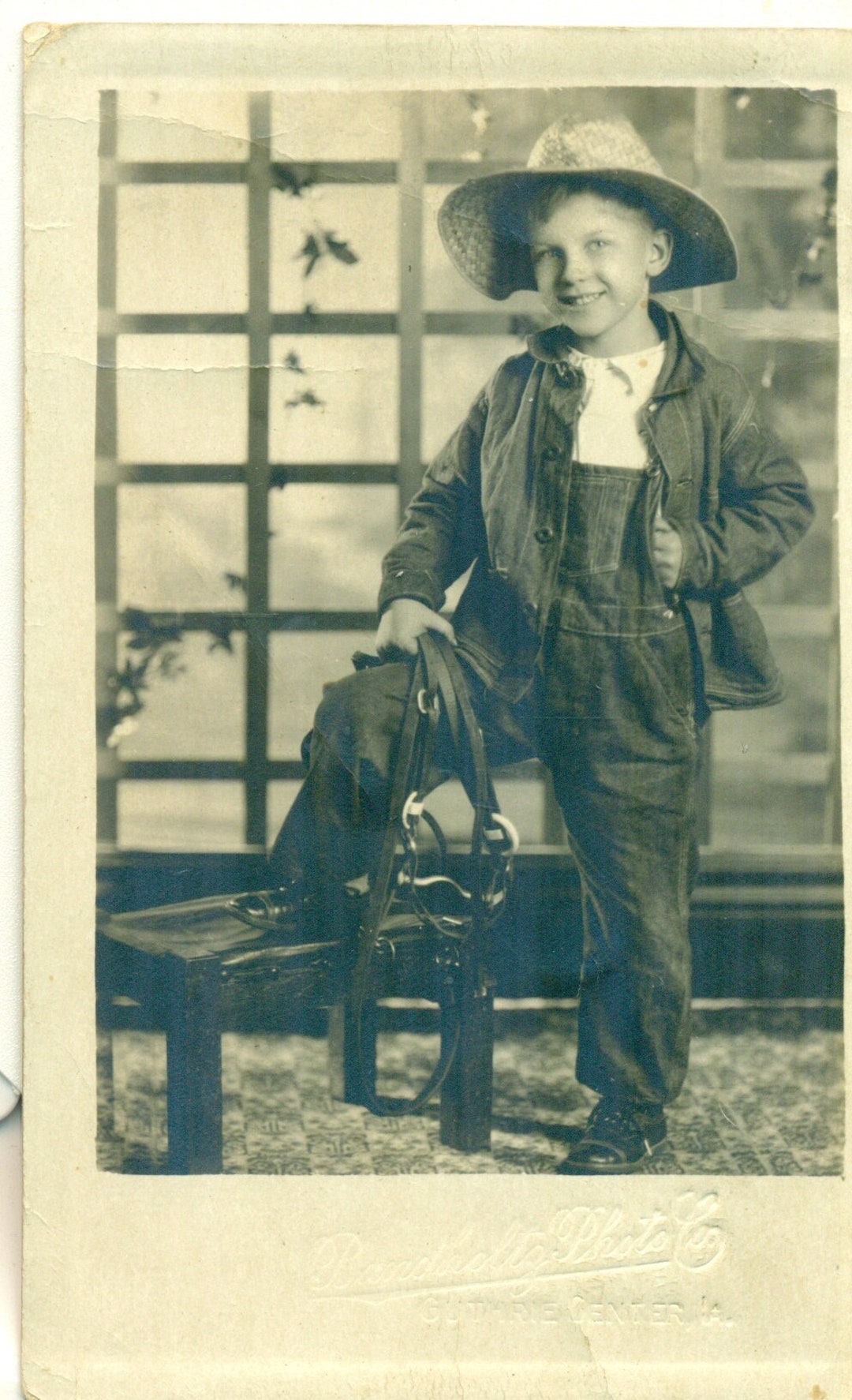 Guthrie Center IA Iowa Little Farmer Cowboy Richard Oliver Denim ...