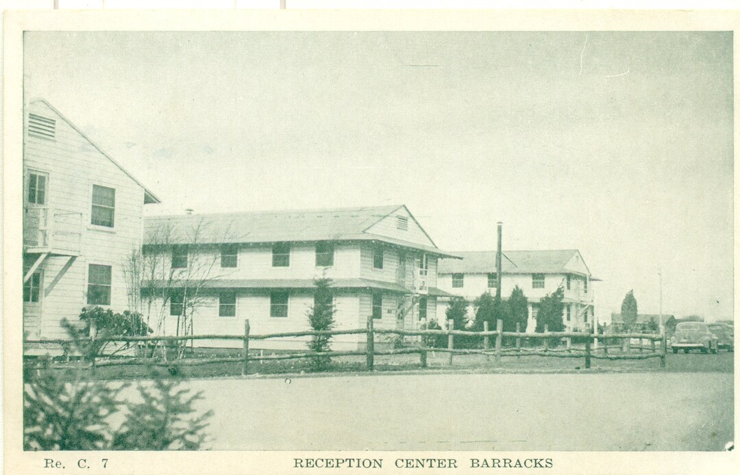WW2 Army Reception Center Barracks Soldier Housing Vintage Postcard ...