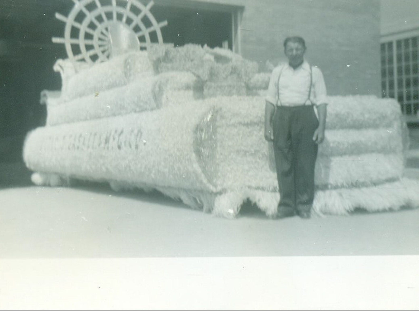 Parade Float With Proud Maker Man Standing in Front Mfg | Etsy