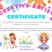 Creative Artist Certificate - Etsy
