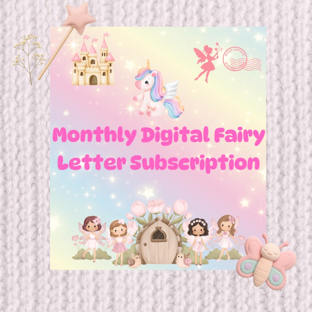 Monthly Digital Fairy Letter Subscription – Magical Stories ...