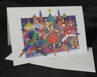 The Nutcracker Christmas Card - Etsy
