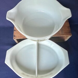Pyrex Square Flower Verde Green 2 1/2 Qt and 1 1/2 Quart Divided Baking ...