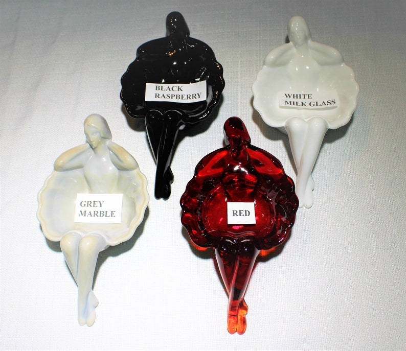 Lady Soap Dish Choice of Colors 8 3/4 Long 4 5/8 Wide FREE - Etsy