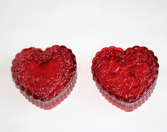 Glass Heart Box | Etsy