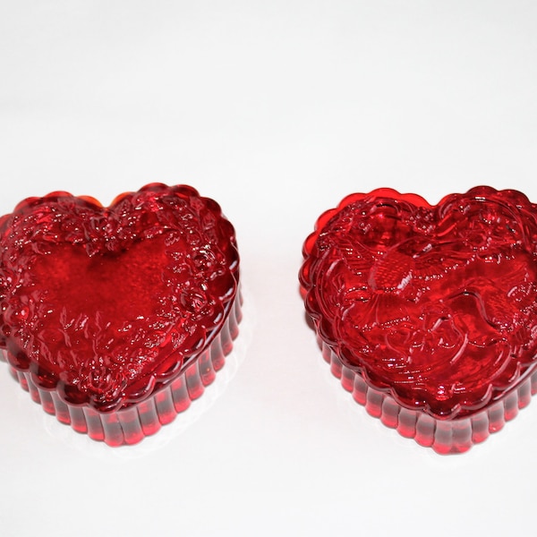 Glass Heart Box - Etsy