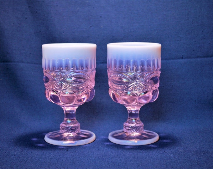 Mosser Eye Winker Vaseline Opalescent Glass Butter Dish. - Etsy