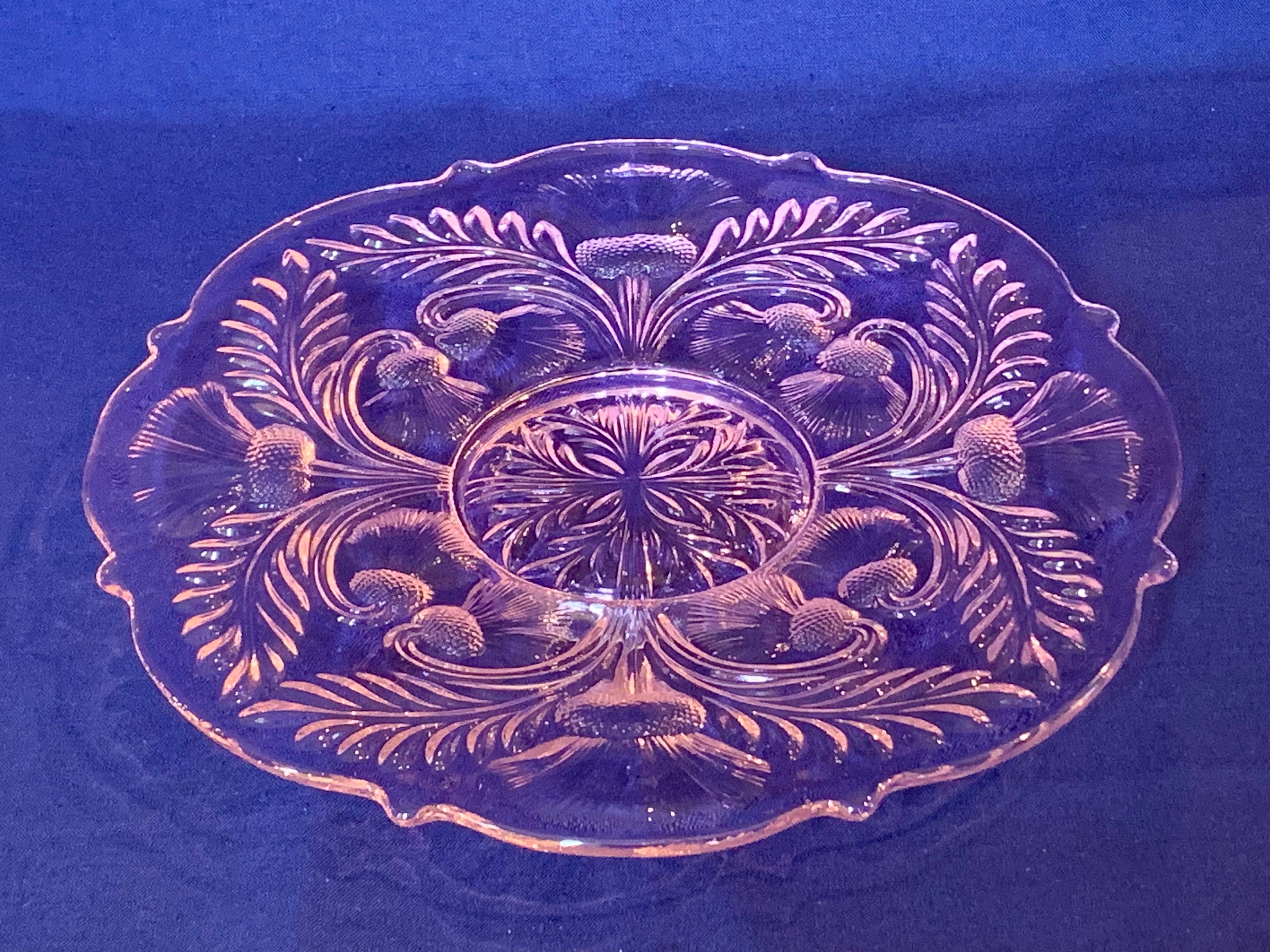 Depression Glass Thistle Pattern