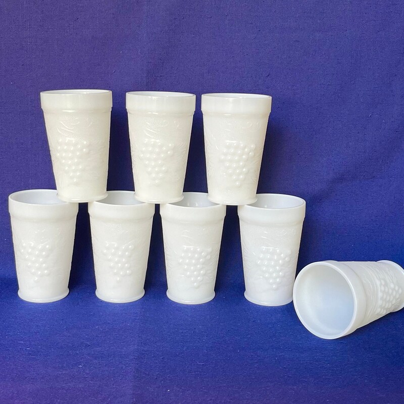 Milk Glass Grape - Etsy