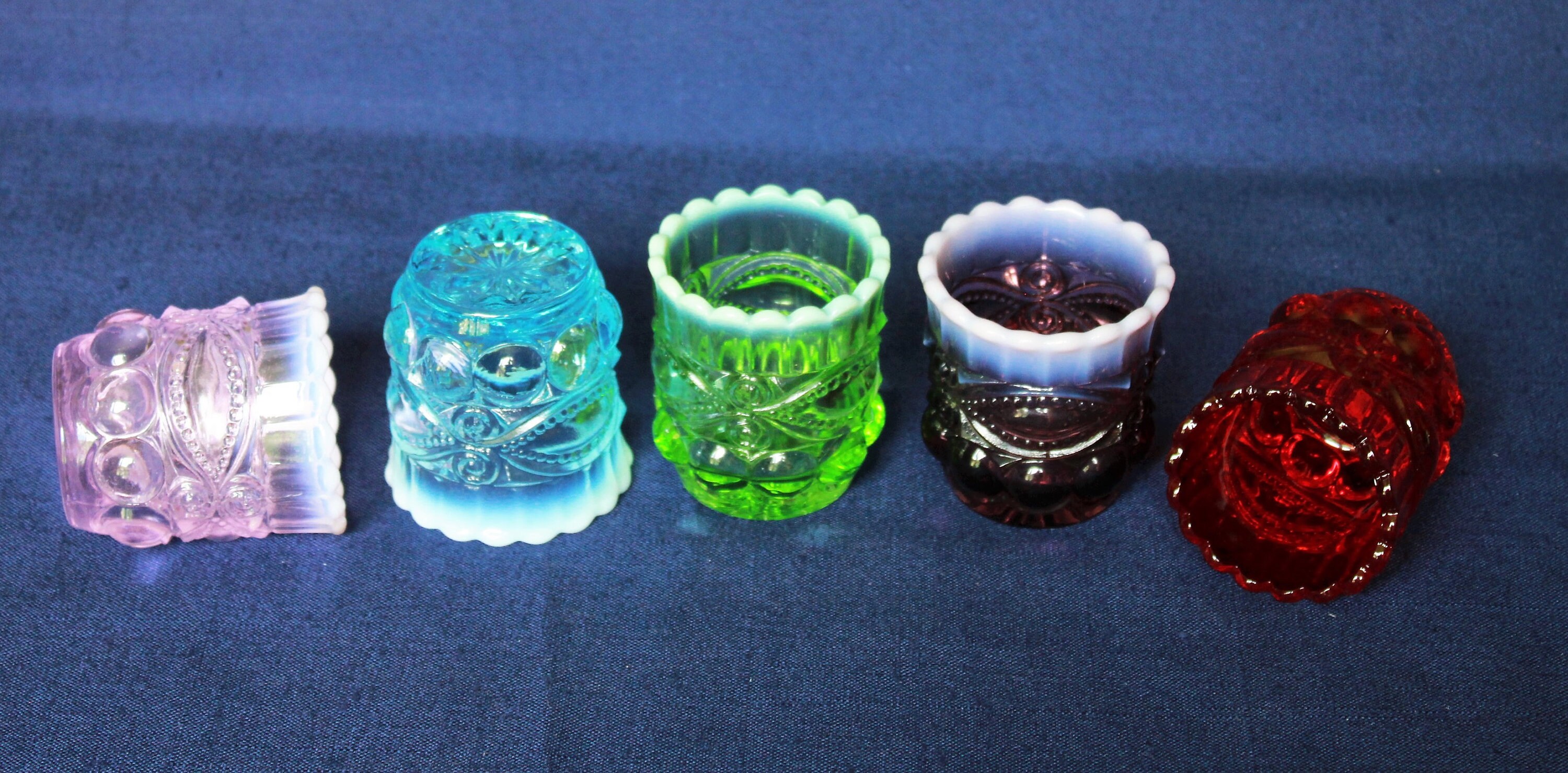 Toothpick Holder in the Eye Winker Pattern, Your CHOICE of Colors 2 3/8 ...