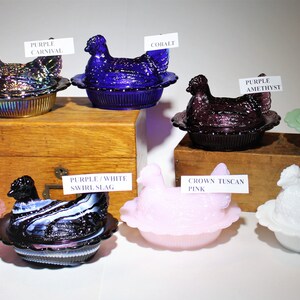 Covered Hen Candy Dish Your CHOICE of 14 Colors Made by - Etsy
